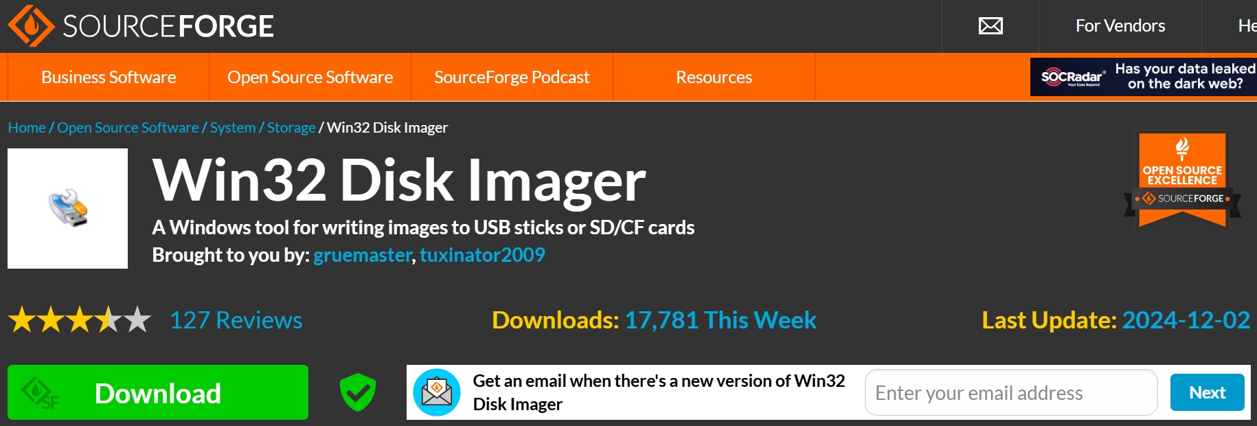 Win32 Disk Imager 無法執行 | Awin's blog